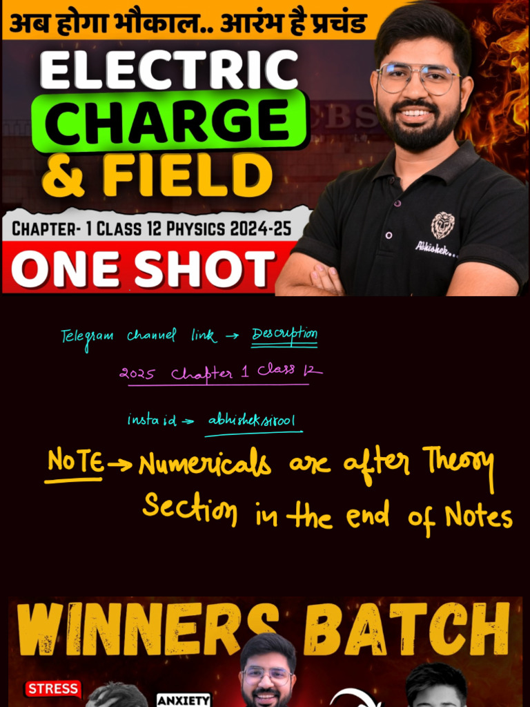 2025 Chapter 1 Class 12 Oneshot Youtube | PDF