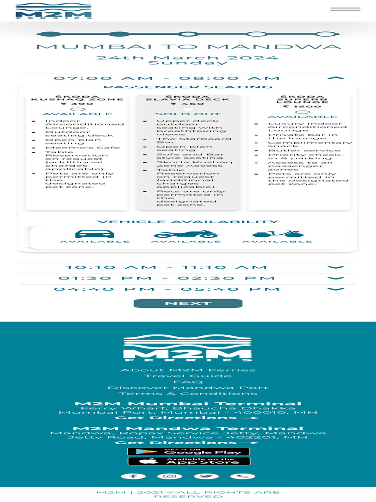 M2M Ferry Service in Alibaug, Mumbai RORO Spe | PDF | Watercraft | Ships