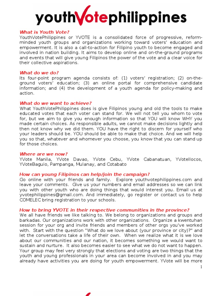 What Is Yvote | PDF | Voting | Elections