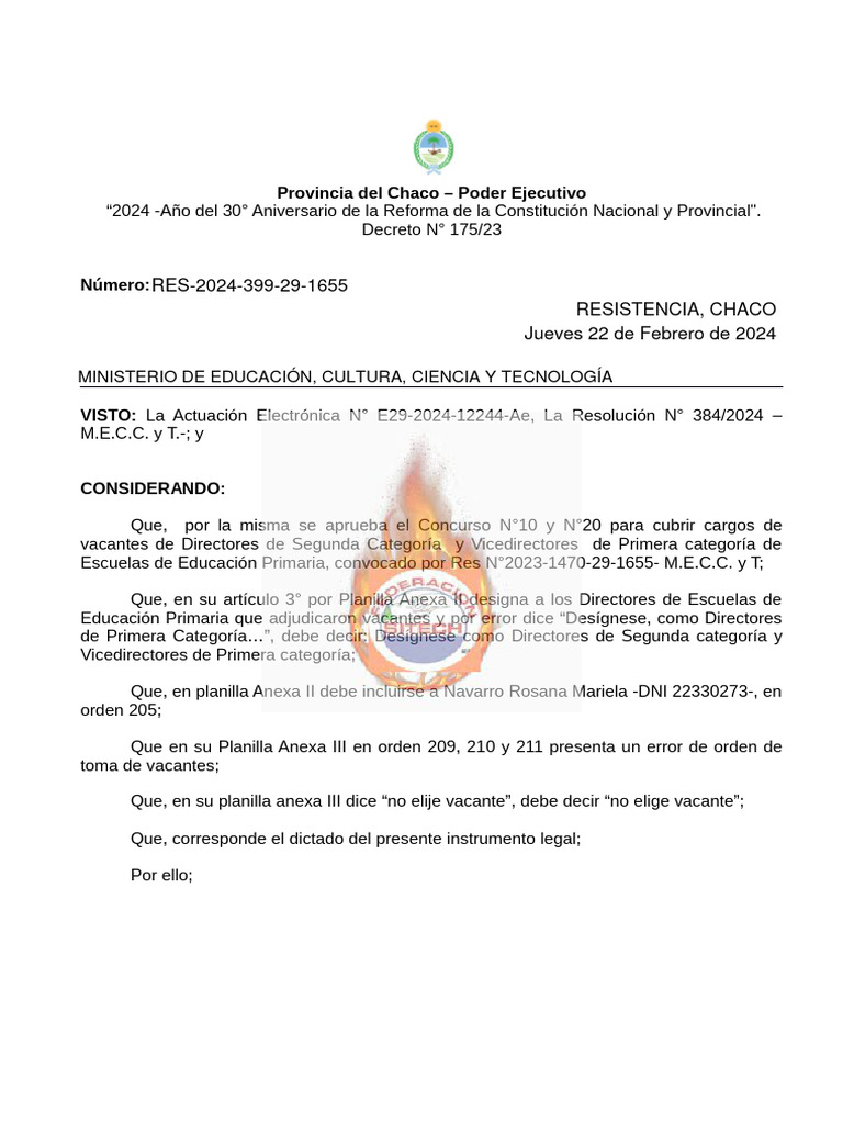 Ascenso 2da y Vice Modif - Watermark | PDF | Gobierno | Fuentes del derecho