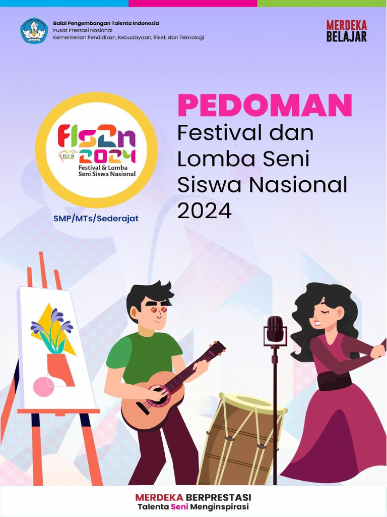 Pedoman FLS2N SMP Tahun 2024 | PDF | Seni