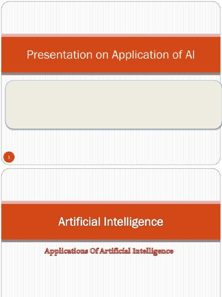 Applications Of Artificial Intelligence Pdf