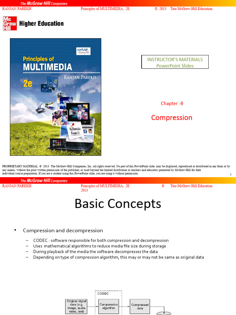 Lecture1516 16473 Compression | PDF | Data Compression | Digital Technology