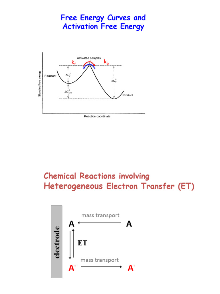 Lect 10b 11 Electrochem ET | PDF | Redox | Electrode