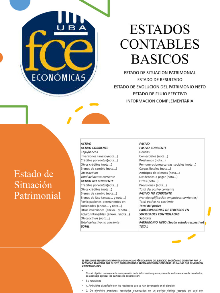 10.estados Contables Basicos | PDF | Valor neto | Contabilidad
