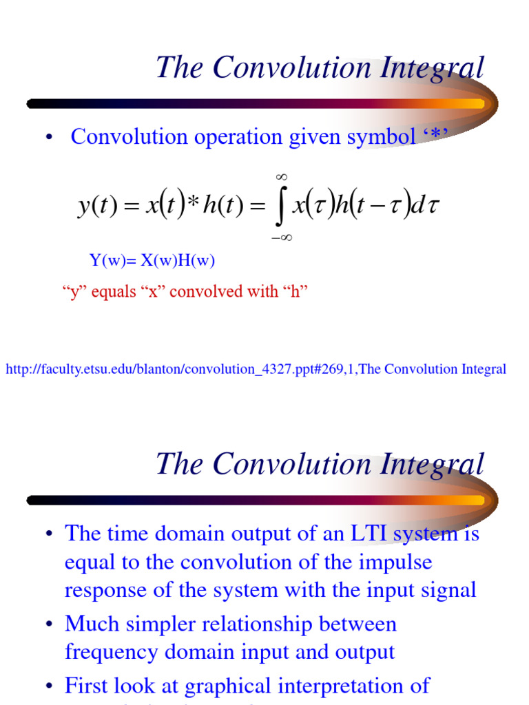 8.2 Convolución Gráfica | PDF | Convolution | Signal Processing