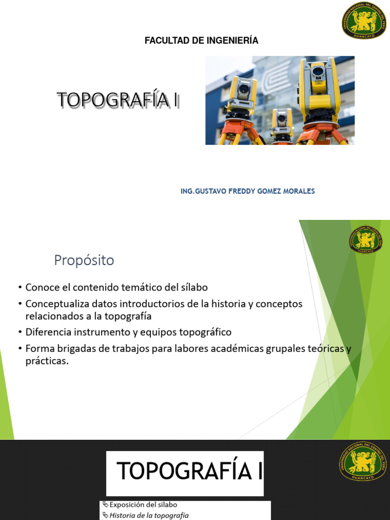 Introducción a la Topografía I | PDF | Topografía | Geodesia