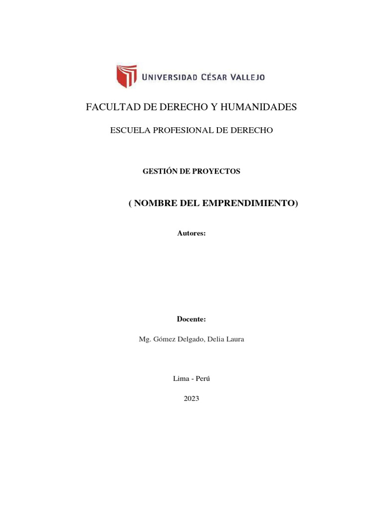 Modelo Informe Final Curso | PDF | Despacho de abogados | Abogado