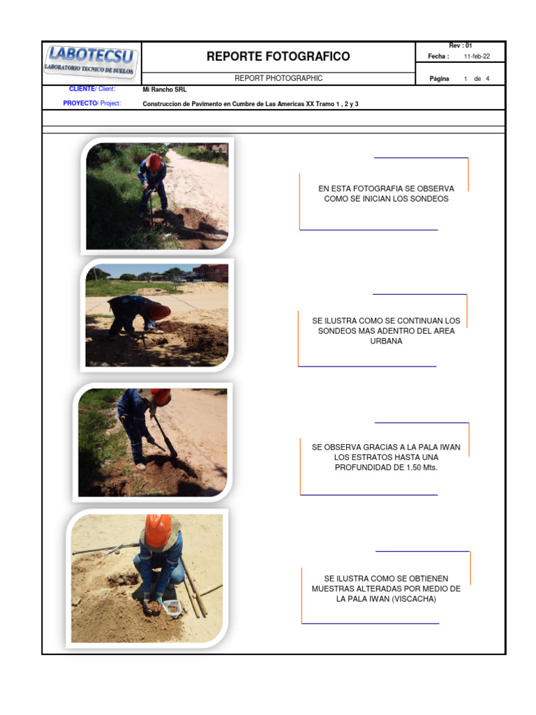 Reporte Fotografico | PDF