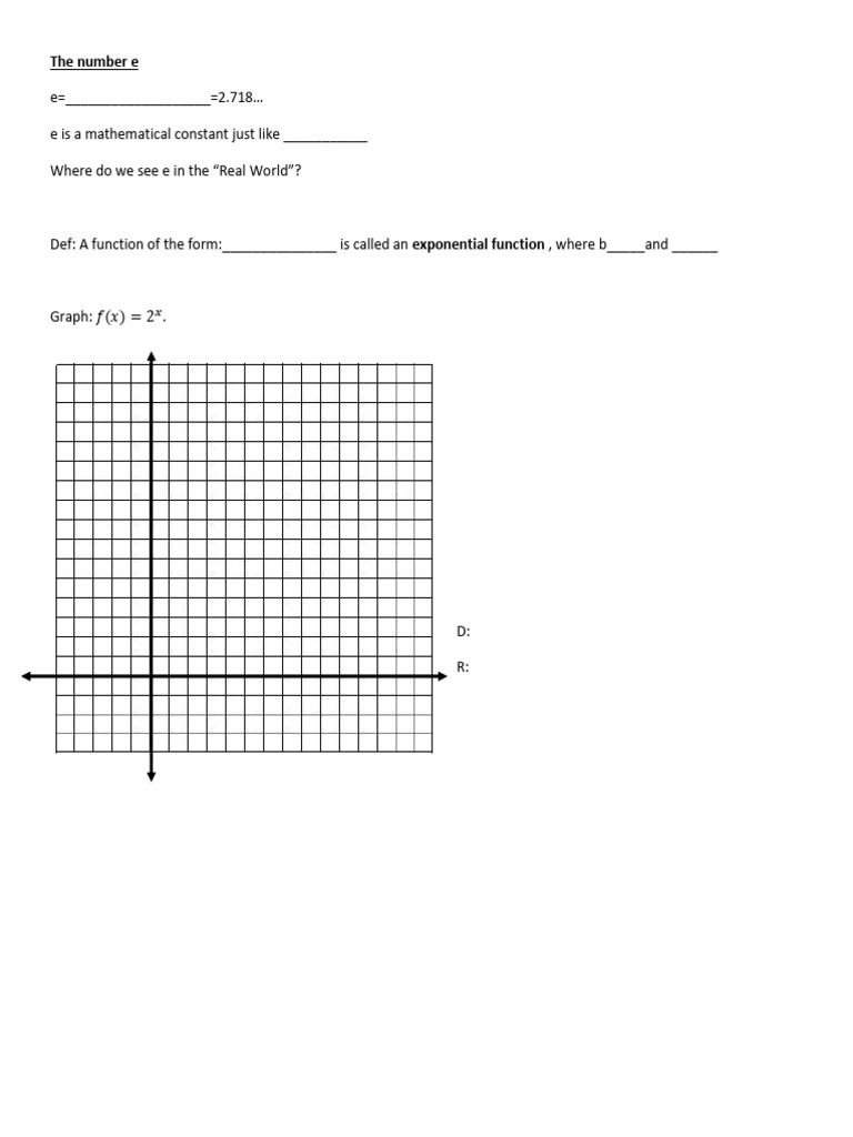 5.1 Exponential | PDF | Numbers | Function (Mathematics) 5.1 Exponential | PDF | Numbers | Function (Mathematics)