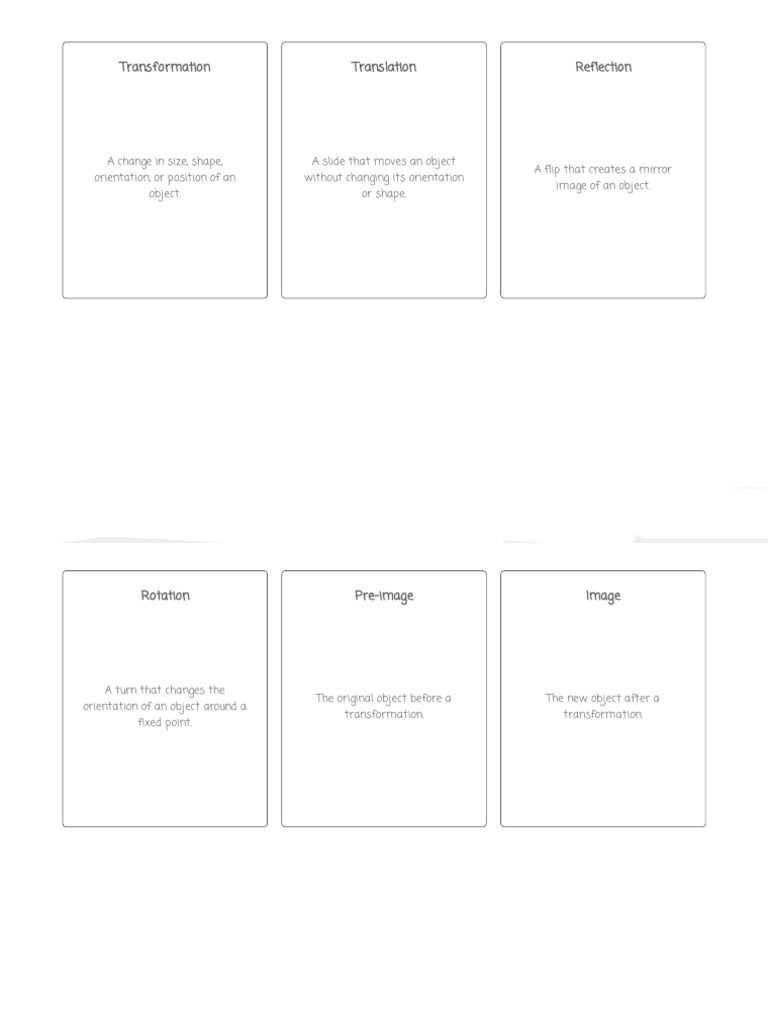 Transformation Flashcards | PDF