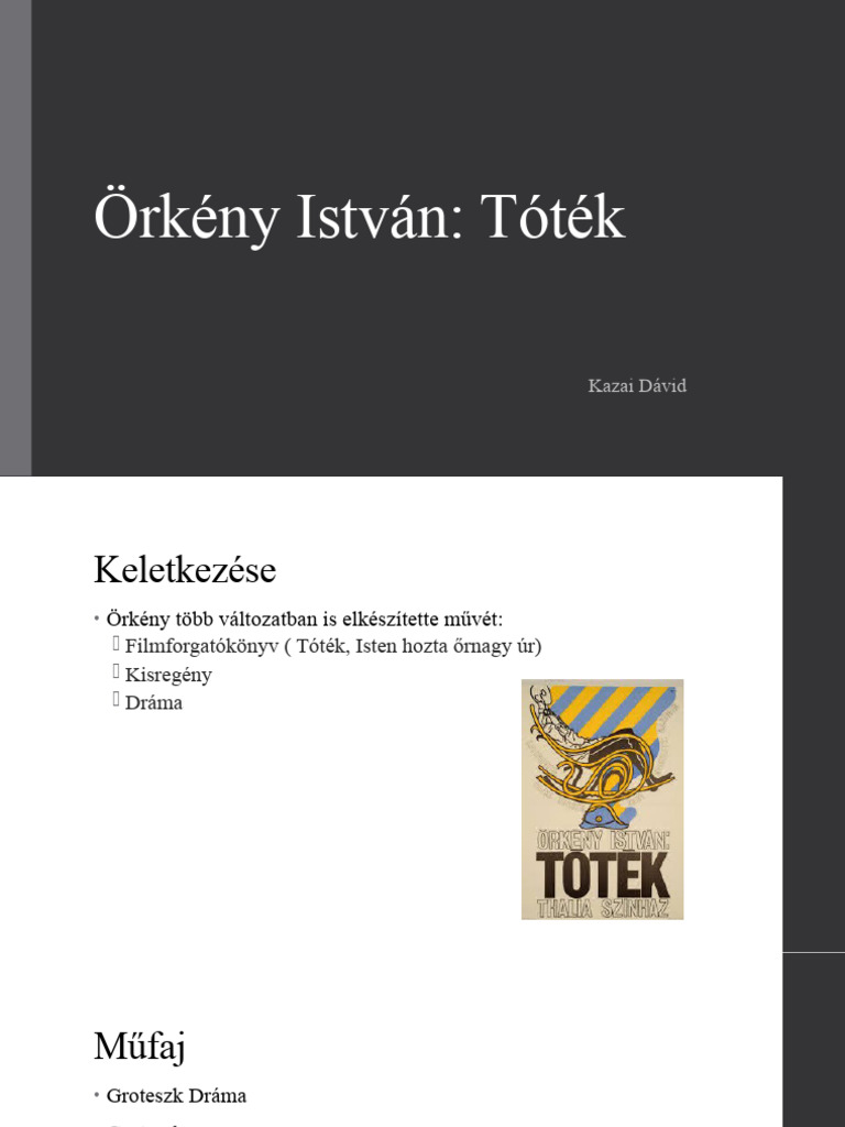 Tóték | PDF
