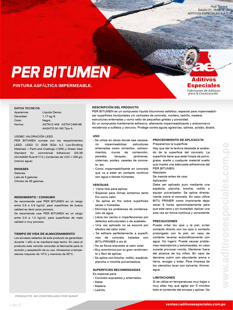 FT Per Bitumen | PDF | Ingeniero civil | Química