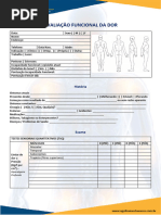 Escalas de Dor Lanns e Eva | PDF | Dor | Sentidos