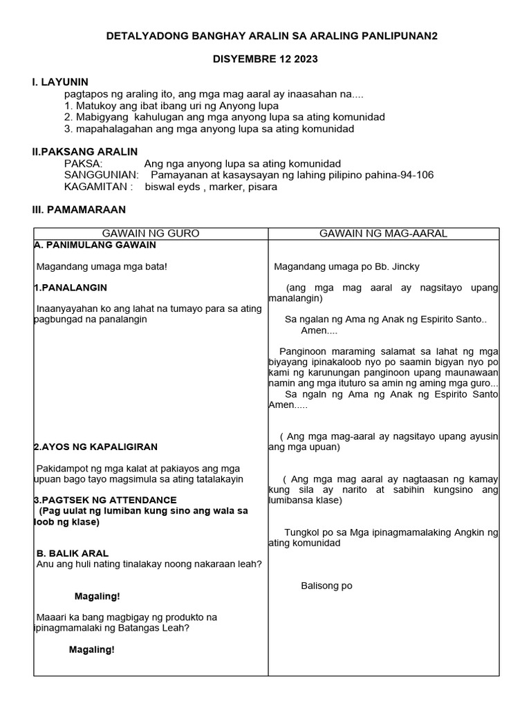 Lesson Plan Ap | PDF