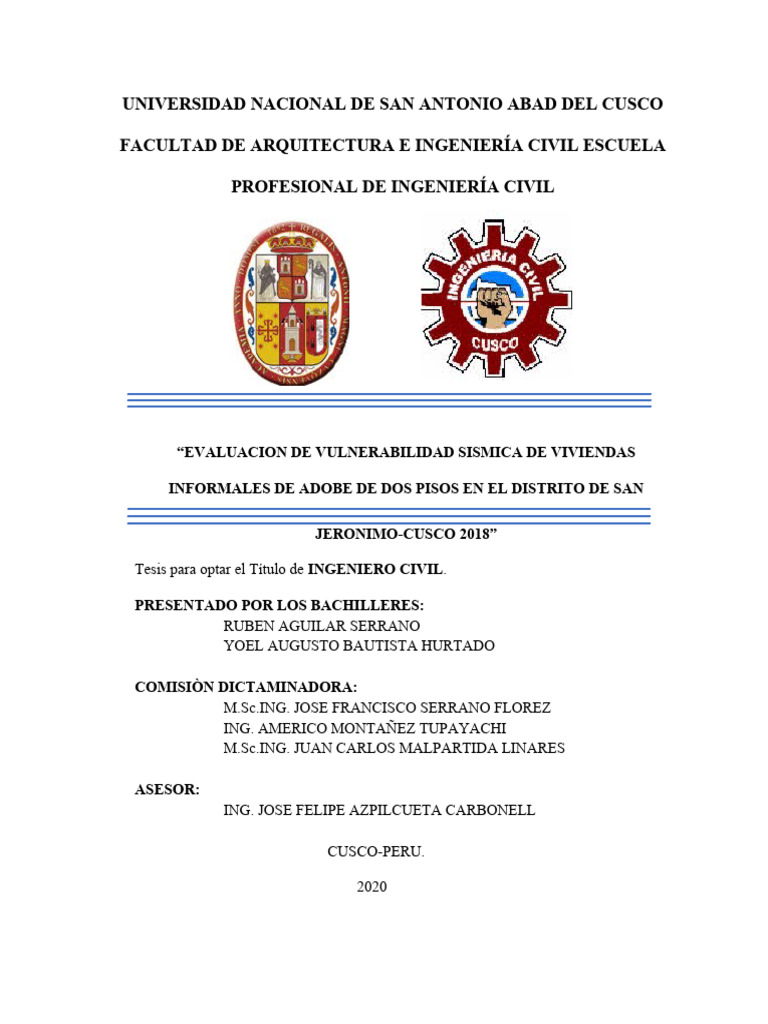 PLANTILLA PARA TESIS APA 7ma Edición | PDF | Ingeniero civil