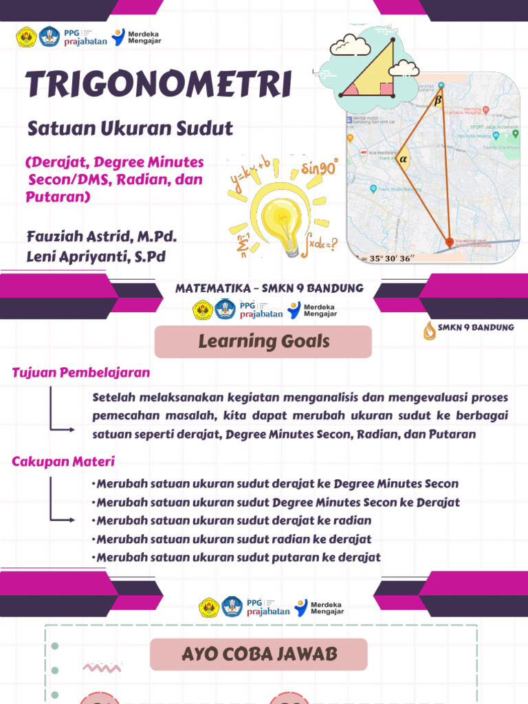 2.1 Trigonometri - Bahan Bacaan Satuan Ukuran Sudut - 022811 | PDF