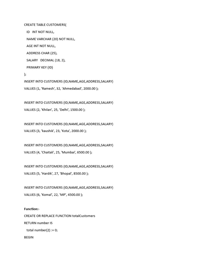 PL SQL | PDF | Sql | Software Engineering