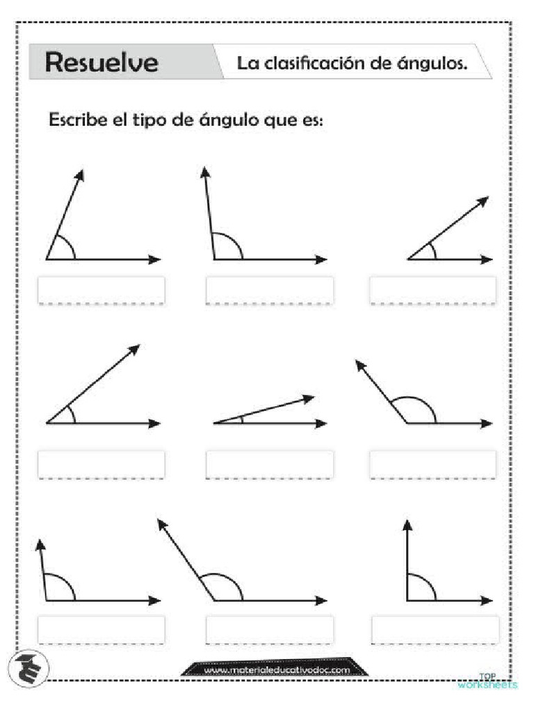 Clases de Angulos | PDF