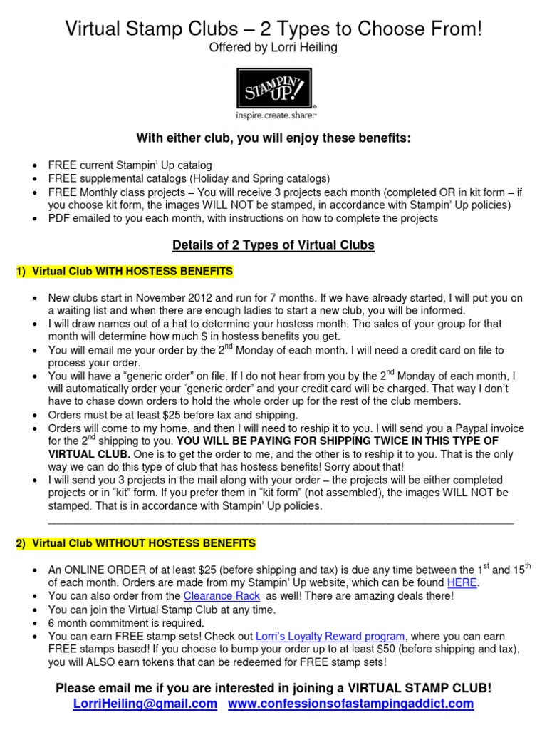 2-Types-of-Virtual-Stamp-Club-Details | PDF | Payments