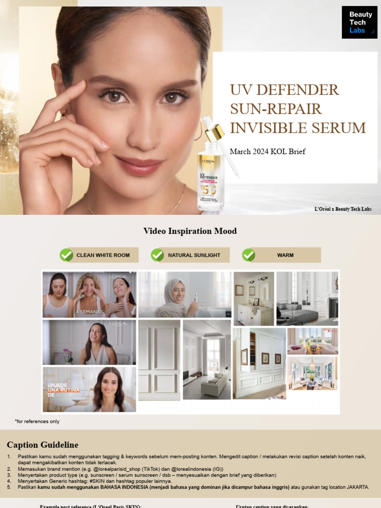 Dex Uv Serum Brief March 2024 - Before After Skin Result | PDF