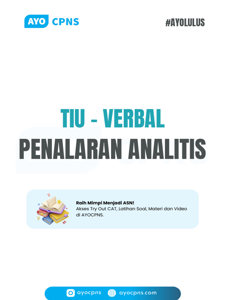 Ayocpns Tiu Verbal Analitis | PDF