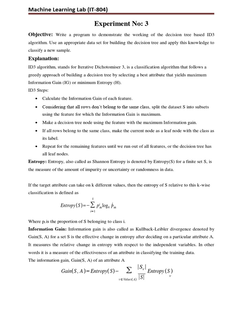 ML Lab Experiments (1) - Pages-2 | PDF | Algorithms | Theoretical Computer Science