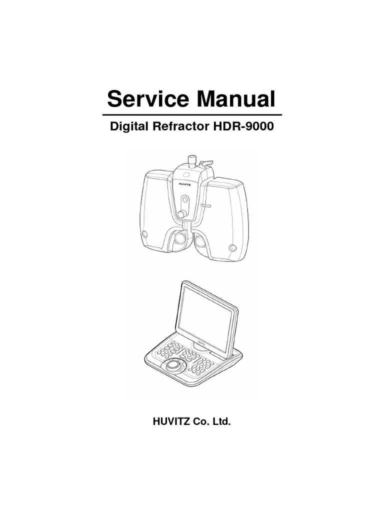 HDR-9000 Digital Refractor Manual | PDF | Graphical User Interfaces | Wi Fi