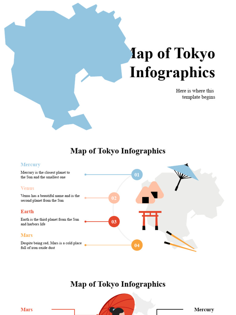 Map of Tokyo Infographics by Slidesgo | PDF | Planets | Solar System
