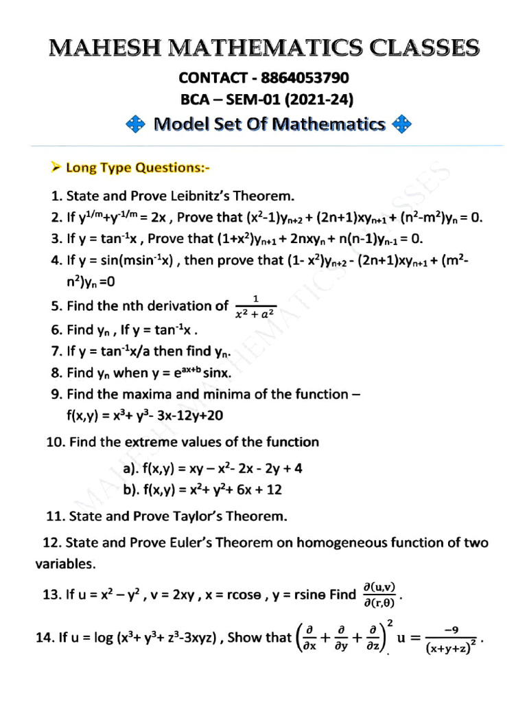 Bca Sem 1 Imp. | PDF
