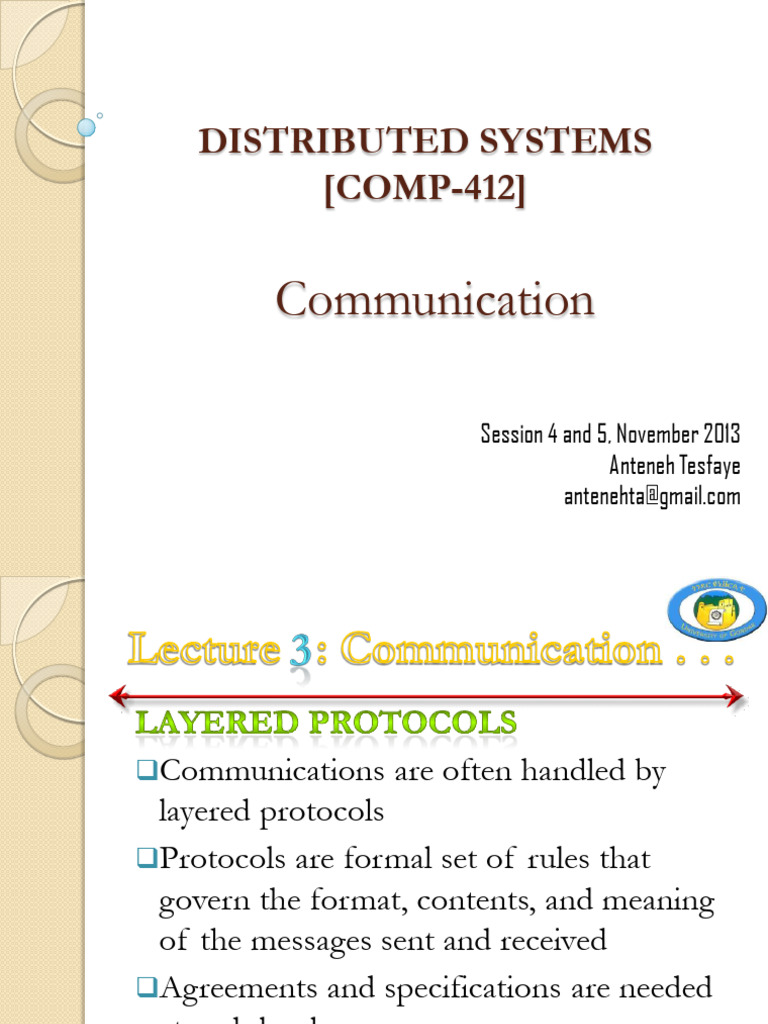 Communication | PDF | Message Passing | Computer Network