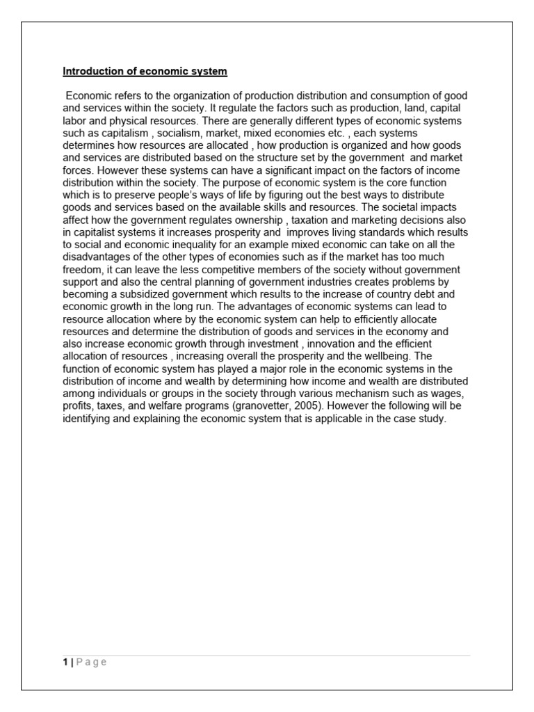 Business Studies Assignment | PDF | Capitalism | Economic System