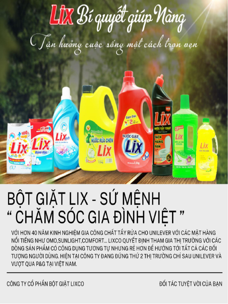 Catalogue Sản Phẩm Lixco | PDF
