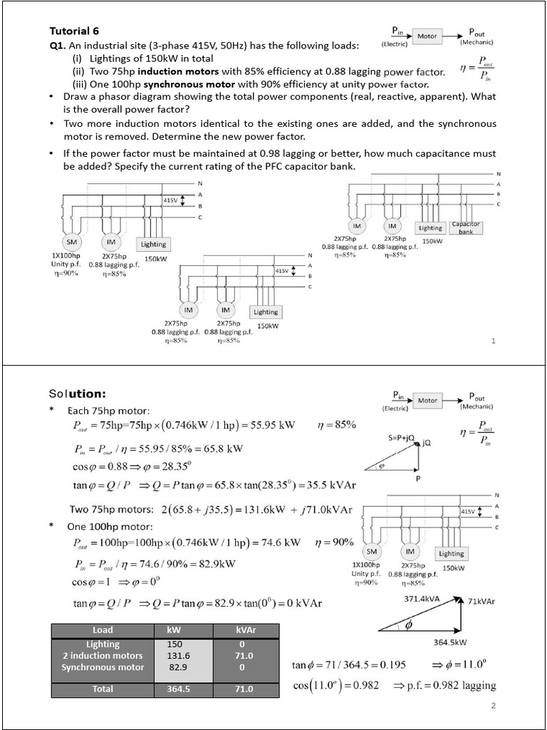 Tutorial 6 Handout | Download Free PDF | Ac Power | Electronic Filter