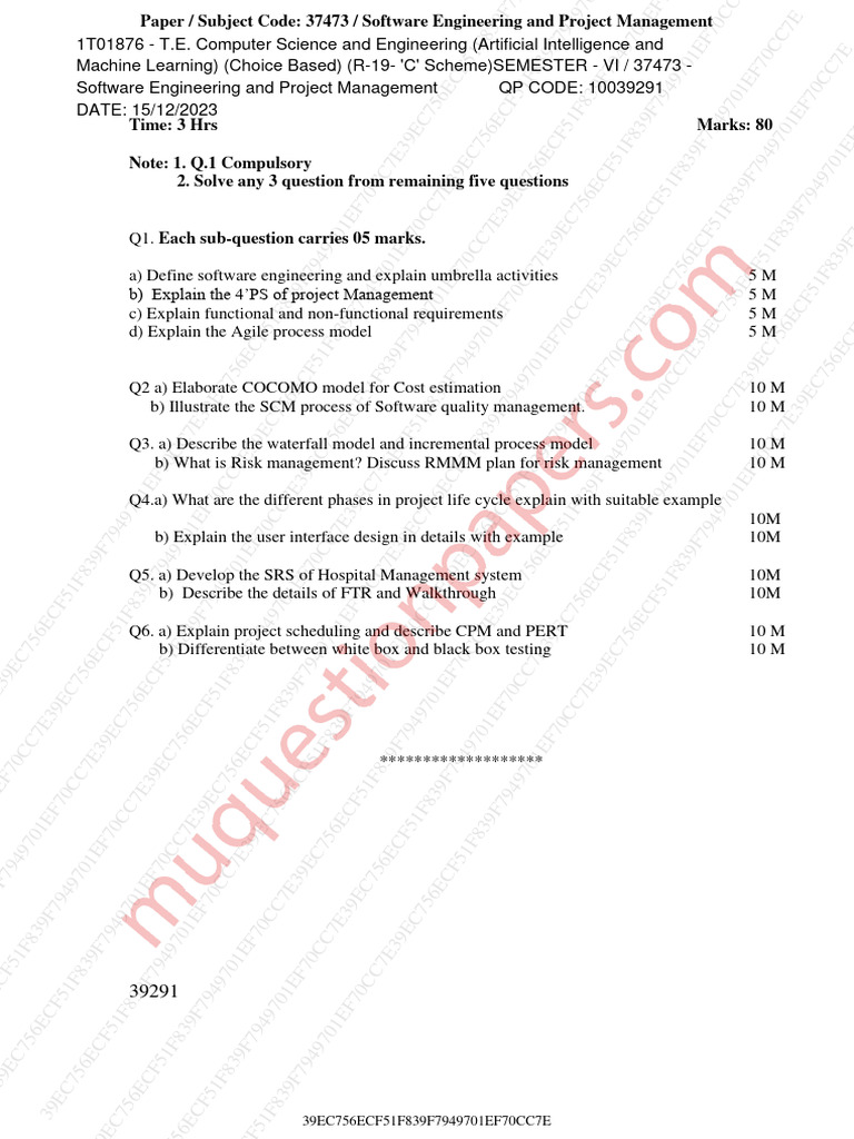 Be Computer Engineering Ai Ds Ml Semester 6 2023 December Software Engineering And