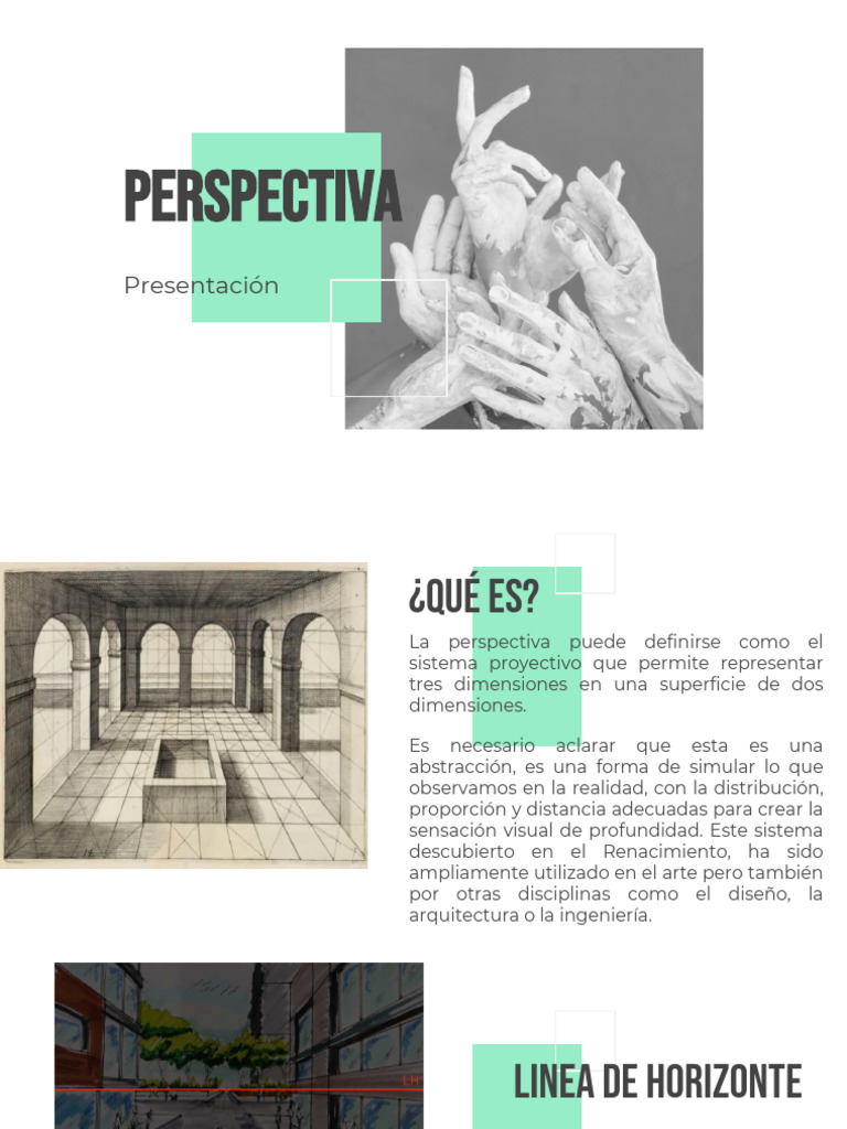 Perspectiva LinealOblicuaAerea | PDF | Perspectiva (Gráfica) | Pinturas