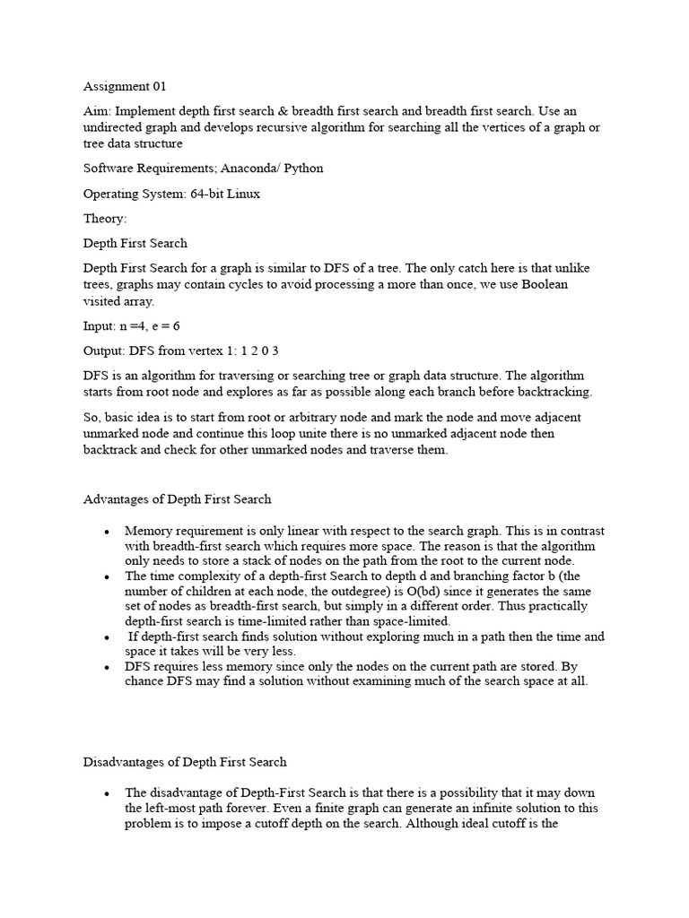 Assignment 01 | PDF | Graph Theory | Computational Complexity Theory Assignment 01 | PDF | Graph Theory | Computational Complexity Theory