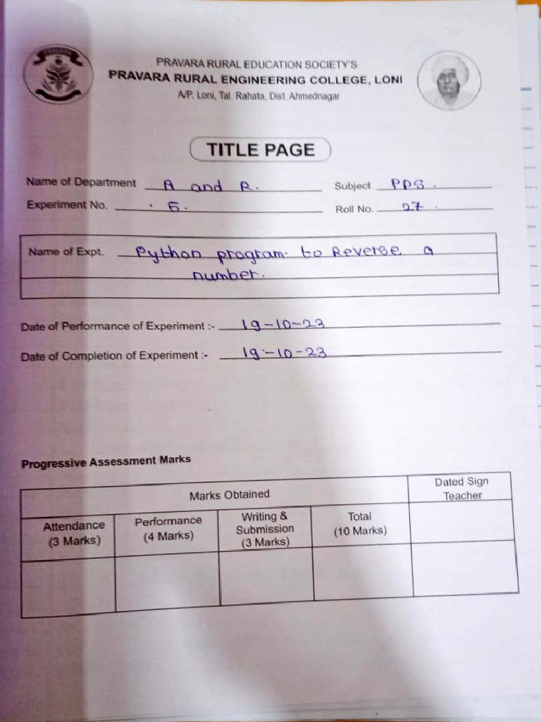 PPS Exp 5 To 8 | PDF PPS Exp 5 To 8 | PDF