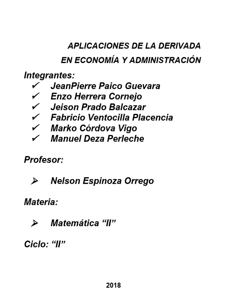 Aplicaciones Derivada Editadoudl | PDF | Derivado | Pendiente
