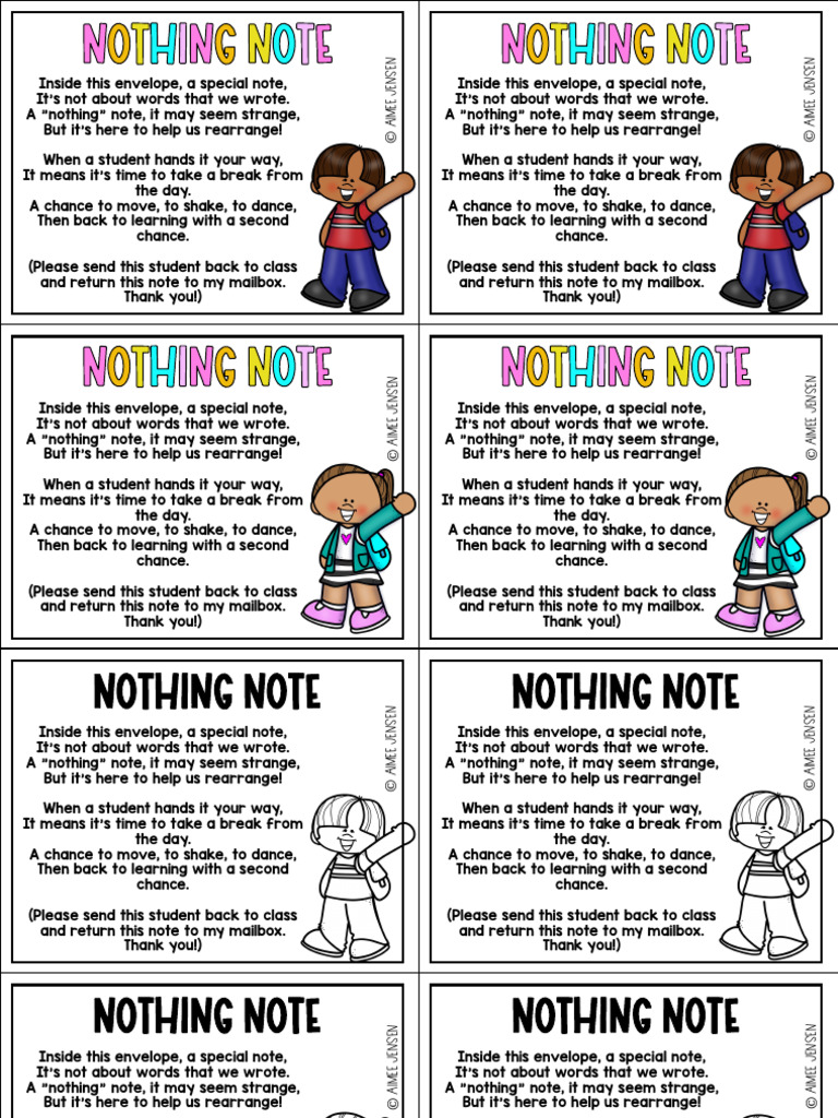 Nothing Note | PDF