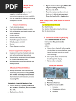 Unang Yakap: Essential Newborn Care Steps | PDF | Infants | Breastfeeding