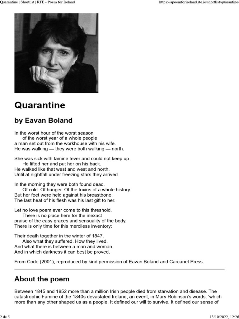 BOLAND, Quarantine__2p | PDF