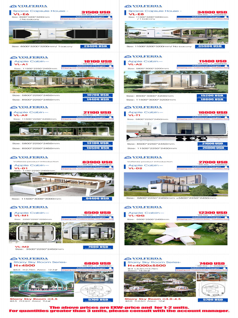 Volferda Price List 2024 | PDF