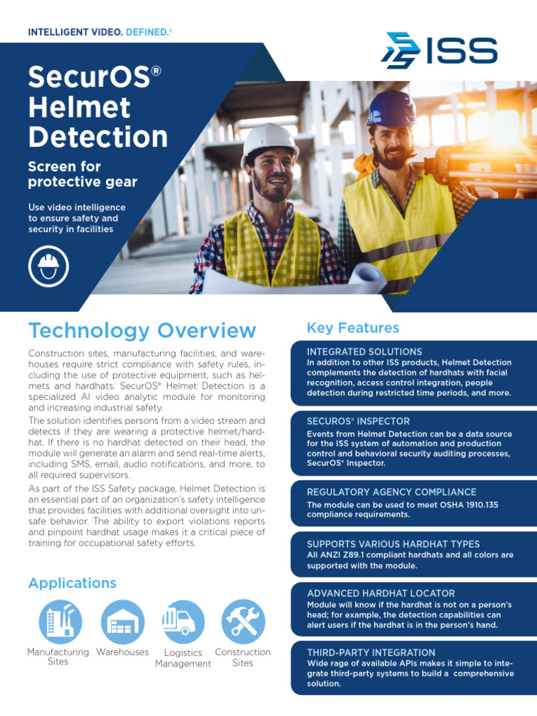 SecurOS Helmet Detection | PDF | Graphics Processing Unit | Regulatory Compliance