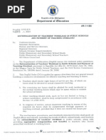 New Travel Order Template From Deped | PDF | Government