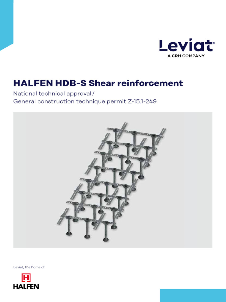 Z_HALFEN_HDB-S_11-21-EN | PDF | Concrete | Beam (Structure)