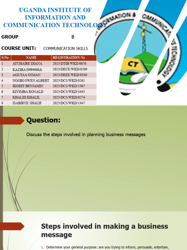 Presentation Message | PDF | Cognition | Human Communication
