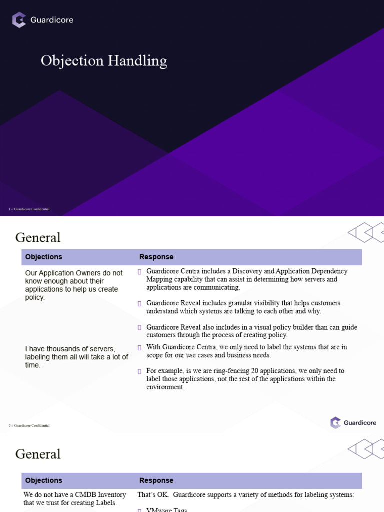 Objection Handling Pdf Computer Engineering Data Transmission