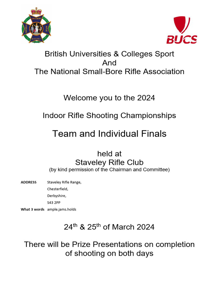 23-24 Short Range Final Booklet | PDF | Projectile Weapons | Firearms