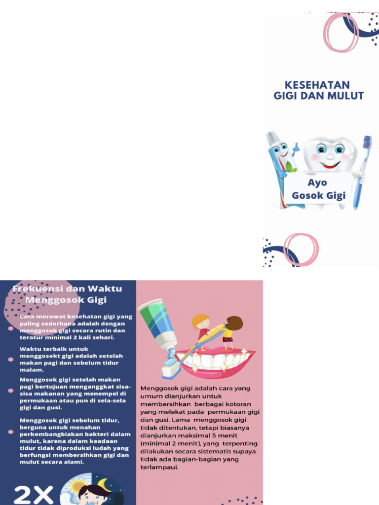 450445228-Leaflet-Kesehatan-Gigi-Doc Salinan Salinan | PDF